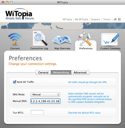 User guide for WiTopia™ Windows app XP-8.1 - personalVPN.com
